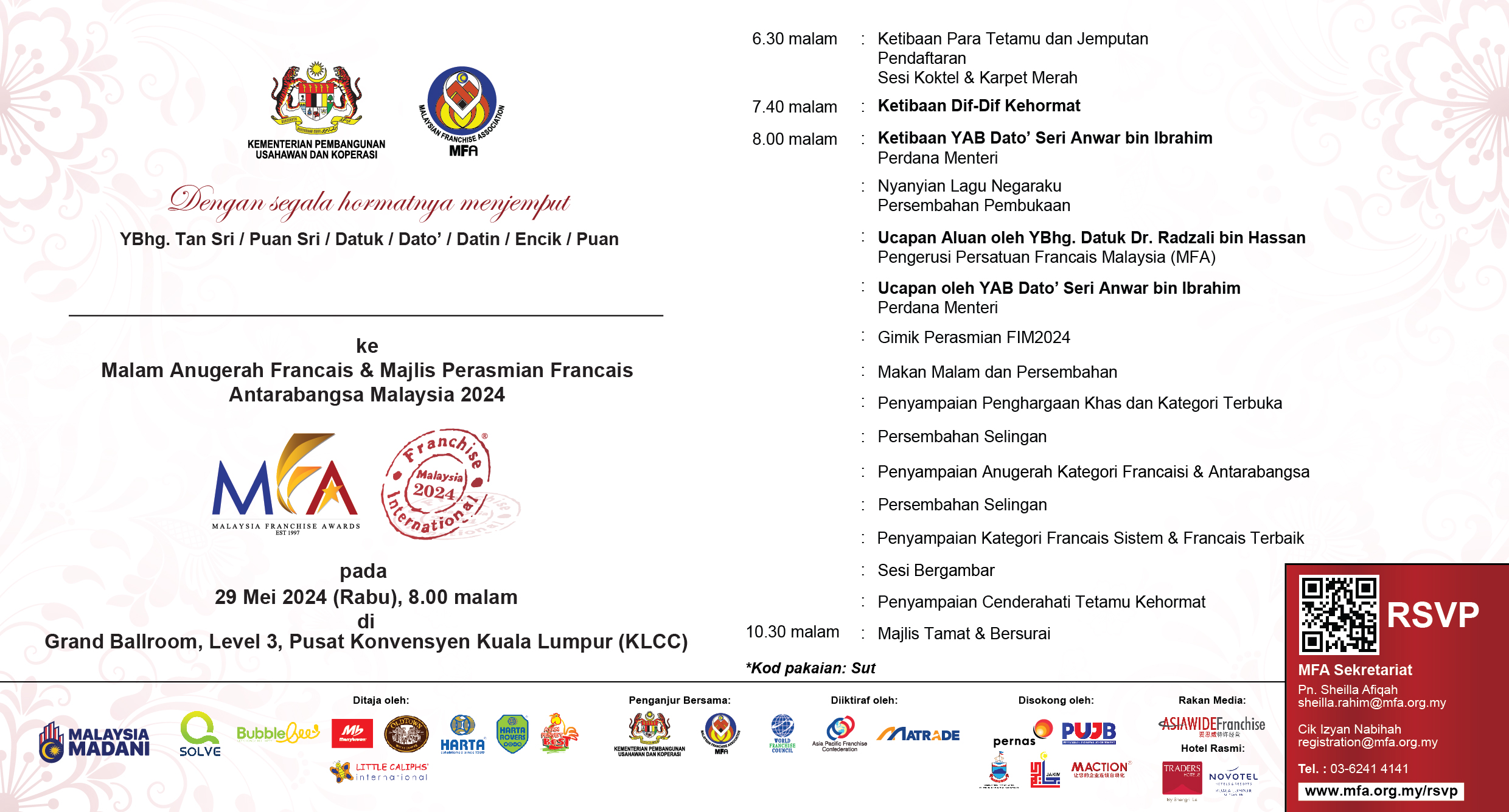 INVITATION TO MALAYSIA FRANCHISE AWARDS NIGHT 2024 – MALAYSIA FRANCHISE ...