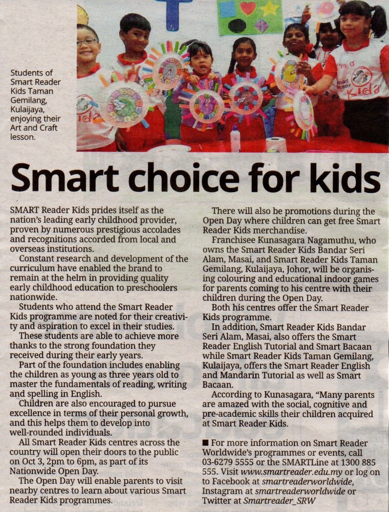 Smart choice for kids – Malaysian Franchise Association