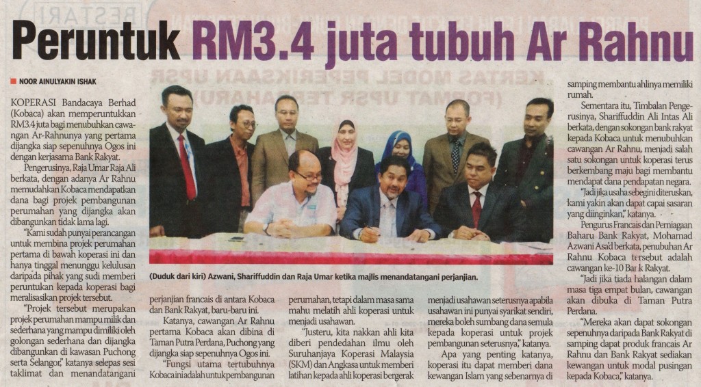 Peruntuk RM3.4 juta tubuh Ar-Rahnu – Malaysian Franchise Association