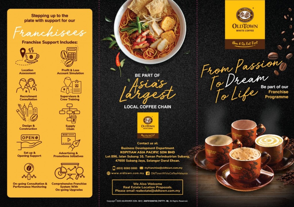 OLDTOWN WHITE COFFEE – JOIN THEM AS A FRANCHISEE!!! – Malaysian ...