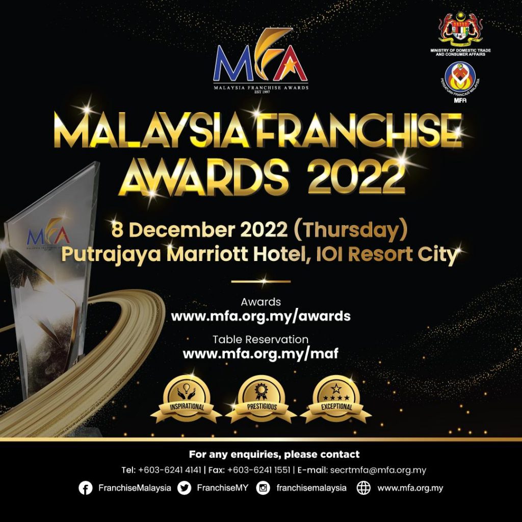 MALAYSIA FRANCHISE AWARDS (MAF) – Malaysian Franchise Association